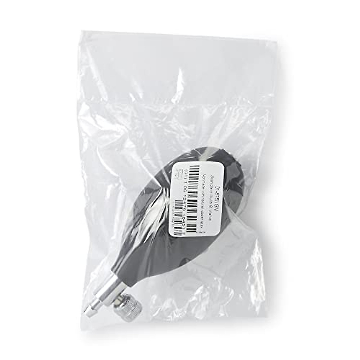 McKesson Standard Blood Pressure Inflation Bulb and Valve, Black - for use with Most Aneroid Sphygmomanometers, 1 Count