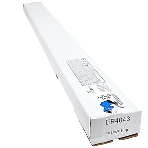 Blue Demon ER4043 X 1/8" X 36" X 10LB Box general purpose aluminum TIG welding rod