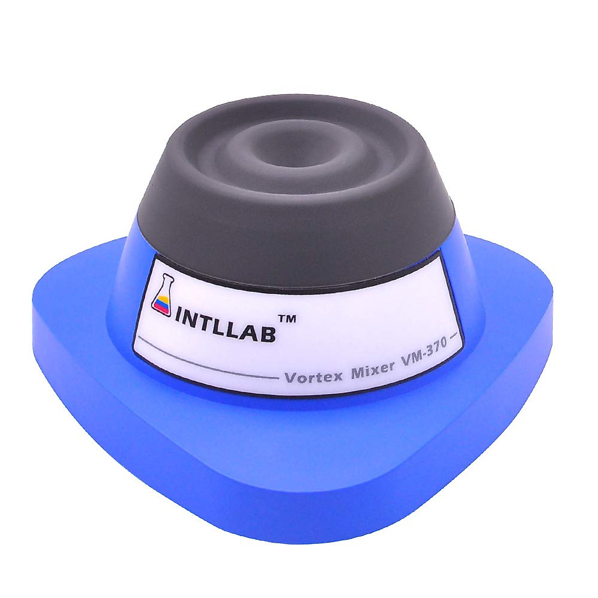 INTLLAB Lab Vortex Mixer, Touch Function Lab Vortexer, Gel Polish, Eyelash Adhesives, Acylic Paints, Test Tubes and Centrifuge Tubes 15mL