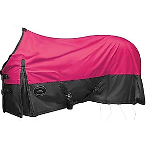 Showman 600 Denier Ripstop Nylon Turnout Waterproof Horse Sheet! Size 68" - 82" & 5 Color Choices! New Horse TACK! (Pink, 78")