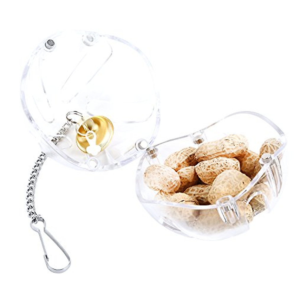 Bvanki Parrot Foraging Toys, Bird Cage Feeder Toys, Parrots Feeder Ball Toys for Cockatiel Budgie Parakeet Amazon Parrot