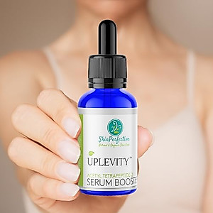 Uplevity Anti-Aging Tightening Peptide Serum Booster Firming Peptide Increase Elasticity Add to Any Moisturizer for Added Effectiveness Against Sagging Acetyl Tetrapeptide-2 Skin Perfection