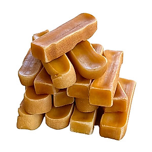 KATHMANDU'S - Authentic Himalayan Cheese Dog Chews - for Small Dogs (Pack of 15) - for Improved Dental Hygiene & Protein-Rich Nutrition, No Preservatives