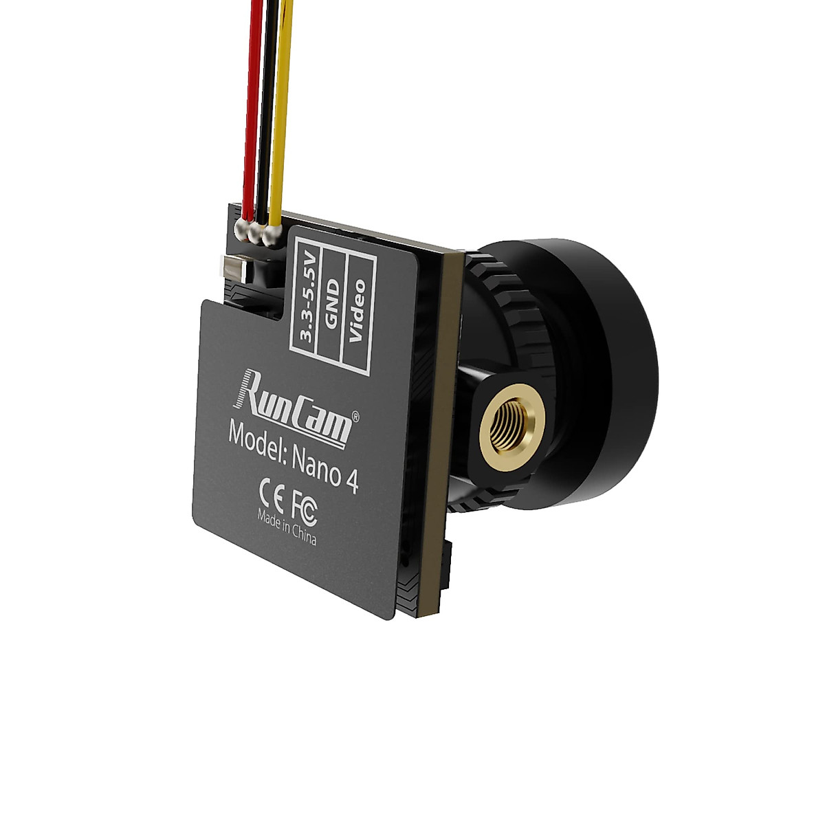 RunCam FPV Camera Nano 4 Mini Cam 800TVL 2.1mm Lens FOV 155 Degree CMOS PAL NTSC Switchable for RC FPV Racing Drone Quadcopter