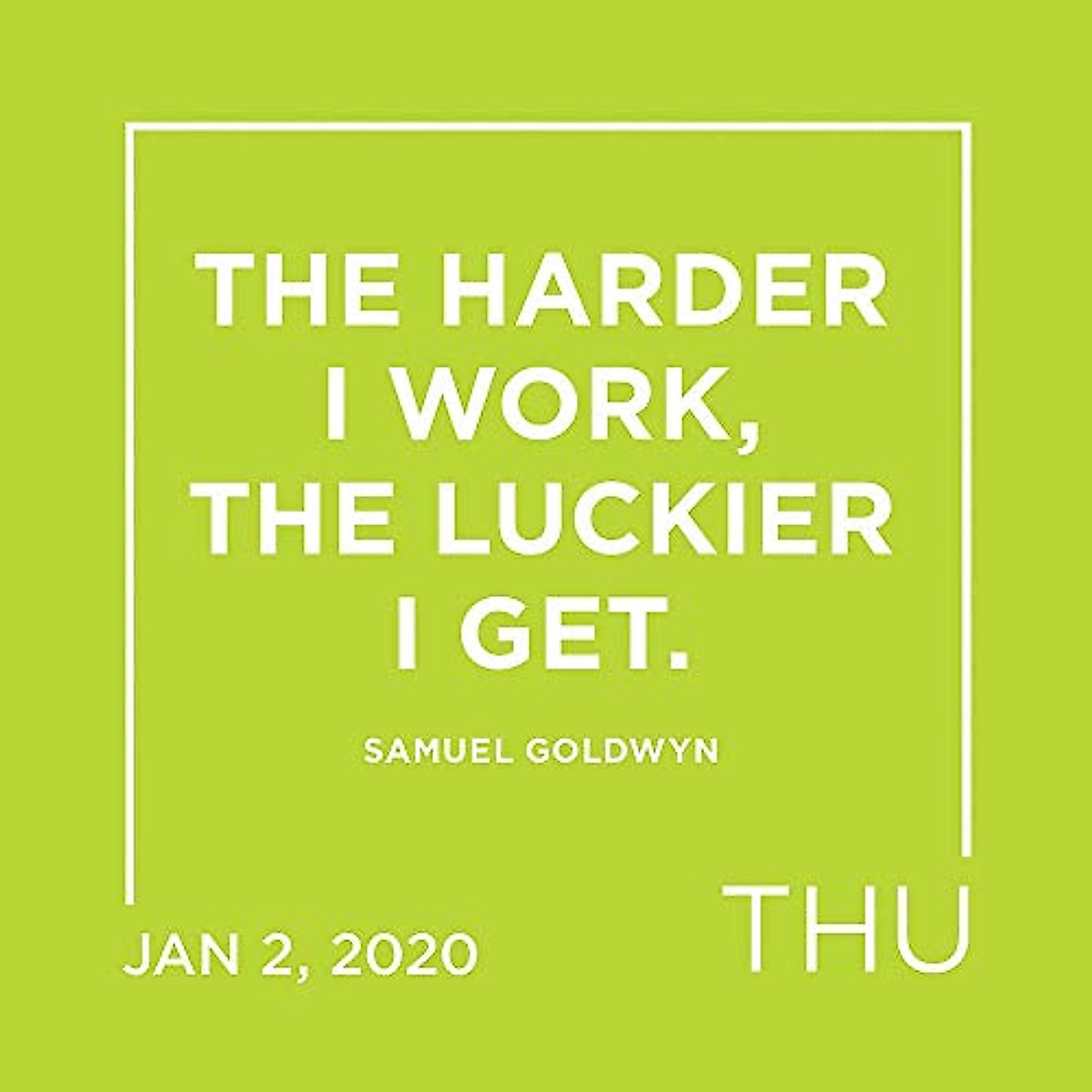 2020 Inspire Daily Desktop Calendar