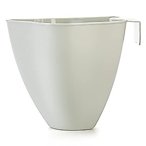 Nicunom 6 Pack Hanging Kitchen Waste Bins, Over-Cabinet Trash Can Hanging Small Plastic Garbage Bowl Collecting Food Scraps for Bedroom Bathroom Office Camping Cupboard