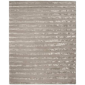 SAFAVIEH Soho Collection 9' x 12' Grey SOH519A Handmade Premium Wool Area Rug