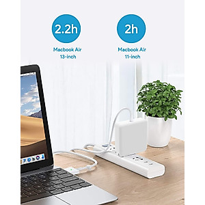 Mac Book Air Charger, 45W Magnetic Mag2 T-Tip Laptop Charger Suitable for Mac Book Air 11 inch and 13 inch After Mid 2012(Applicable to 2012-2017)