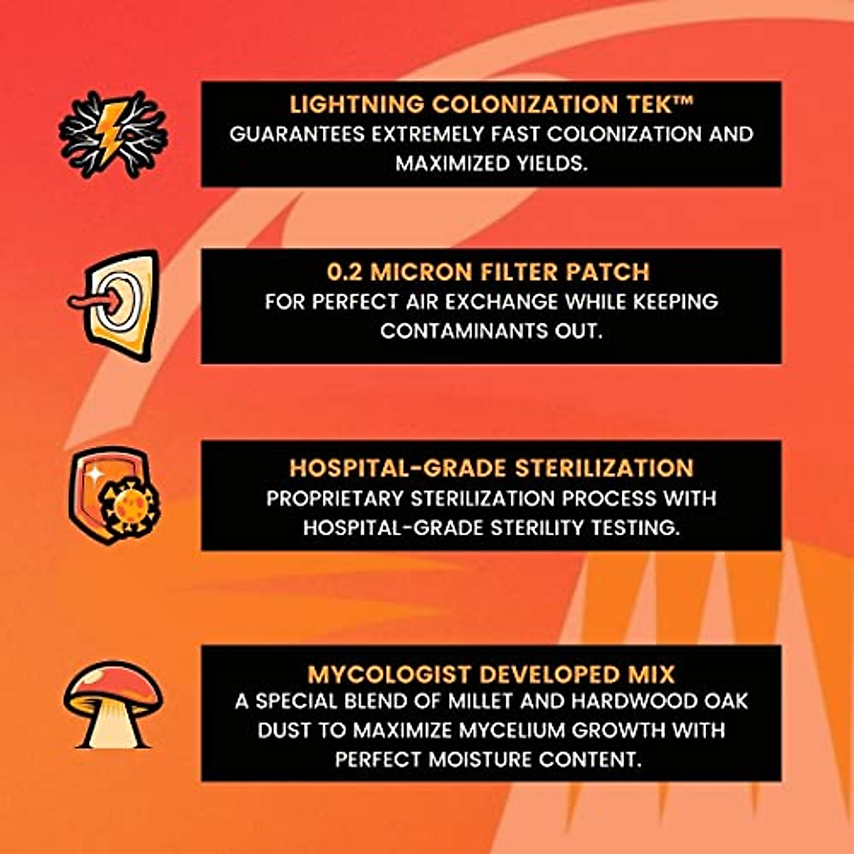 MushroomSupplies.com Sterilized Grain Bag for Mushroom Growing | Millet Substrate | 0.2 Micron Filter Mycobag Grow Kit | Mycology Cultivation Supplies (3LB)
