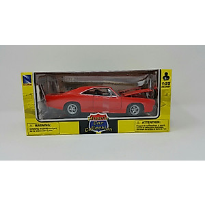 New Ray 1969 Dodge Charger R/T Black Muscle Car Collection 1/25 Diecast Model Car