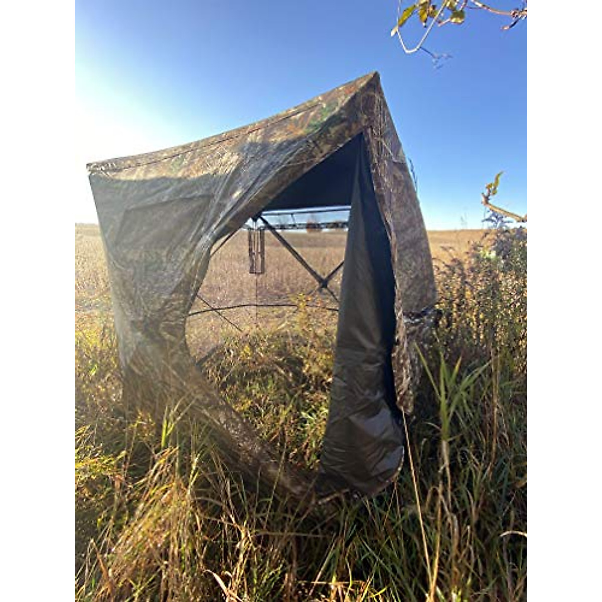 Rhino Blinds R180 3 Person See Through Hunting Ground Blind