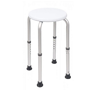 Homecraft Tall Shower Stool, Nonslip Bath Seat, Adjustable Lightweight Shower Stool for Safe Showering and Bathing, Bathtub Bench for Disabled, Elderly, Handicapped, Independent Daily Living Tool