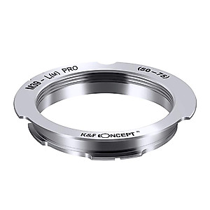 K&F Concept Lens Mount Adapter Compatible for Leica 52mm/75mm M39 Mount Lens to Leica DSLR Camera Body with Matting Varnish Design