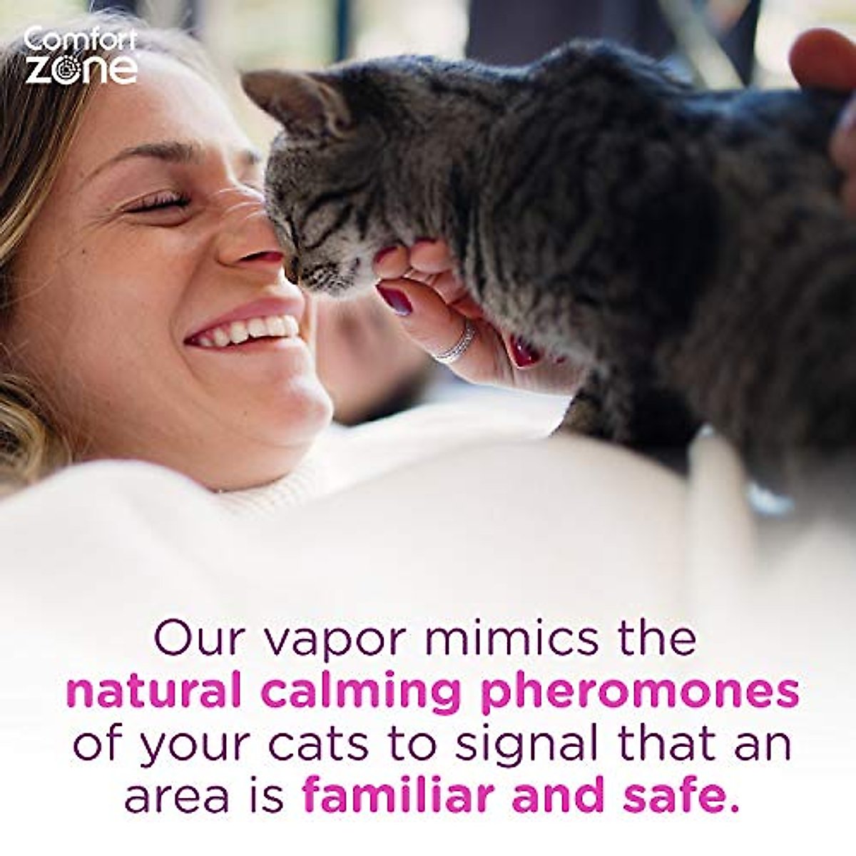 Comfort Zone 2 Diffusers Plus 2 Refills Cat Calming Diffuser Kit (2-Room Pack) for a Calm Home | Veterinarian Recommended | Reduce Spraying, Scratching, & Other Problematic Behaviors
