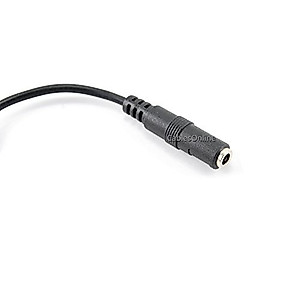 CablesOnline 3.5mm TRRS 4-Position Female to Dual 3-Position 3.5mm TRS Male Headset Splitter Adapter (IP-AY12C)