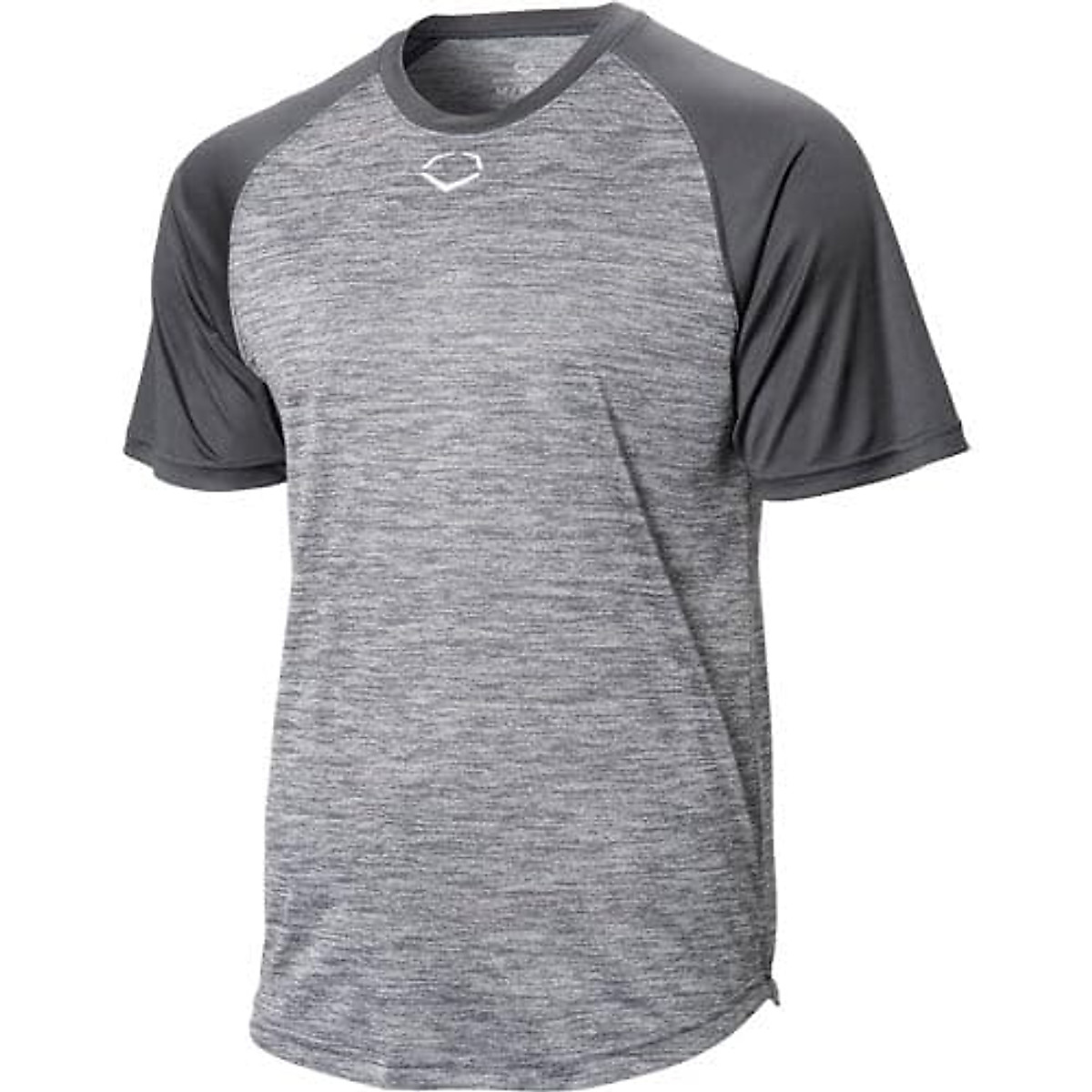 EvoShield Adult E304 Performance Pullover Tech Tee - Charcoal, X-Large