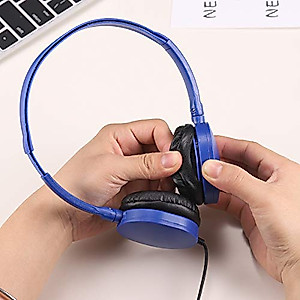 Hongzan Bulk Headphones 25 Pack Multi Colored for Classroom Kids, Wholesale Headphones Earphones for Students, Schools, Libraries, Museums, Testing Centers, Hotels (5 Mixed Color)