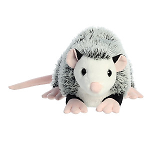 Aurora® Adorable Flopsie™ Ozzie Opossum™ Stuffed Animal - Playful Ease - Timeless Companions - Black 12 Inches
