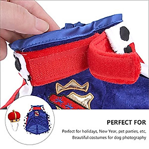 Mipcase Boys Shirts Boys Shirts Girls Shirts Girl Beanie 1 Set The Puppy Cloth Costume Dog Costume Clothes Dog Soft Cape Clothes King Pet Costume Kitten Clothes Boys Shirts Girls Shirts Girls Shirts