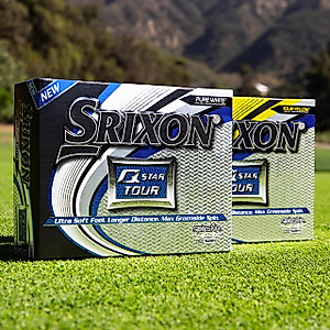 Srixon Q-Star Tour 3 Golf Balls, Yellow (One Dozen)