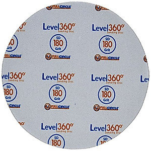 Full Circle International Inc. SD180-5 8-3/4- Level360 Sanding Disc 180 Grit for use with Radius360 sanding Tool or Drywall Power Sanding Tools