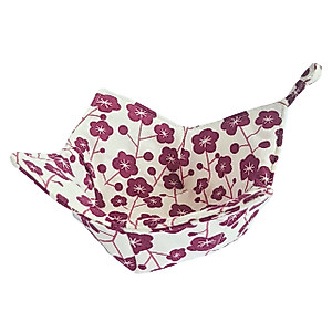 CUSHYSTORE 2x Bowl Cozy Cotton Holders Heat and Cold Resistant Anti-Scalding Protector (Chineses Blossom)