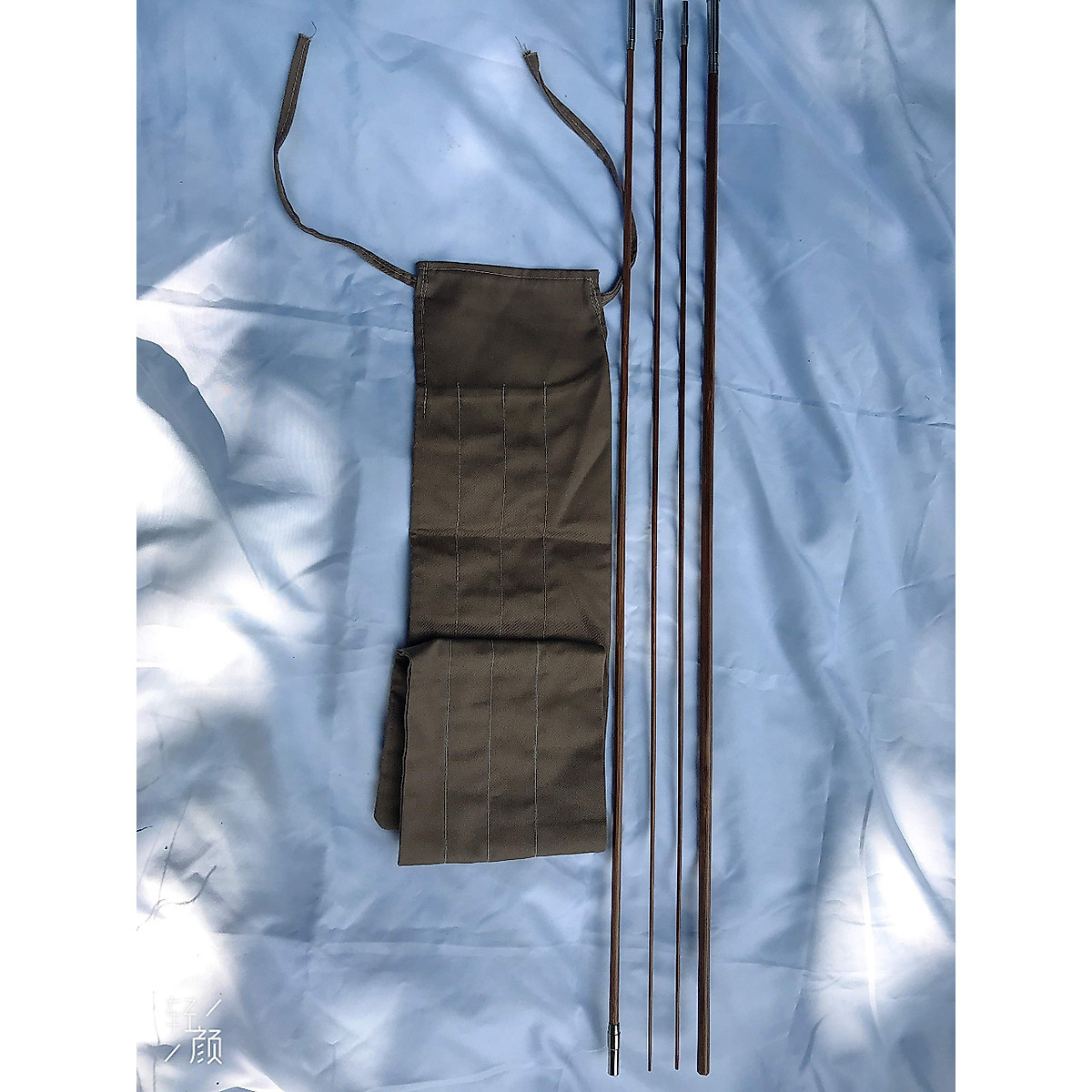 Bamboo Fly Rod Blank 8'0" for #6 Line Wt,3 Piece with 2 Tips.