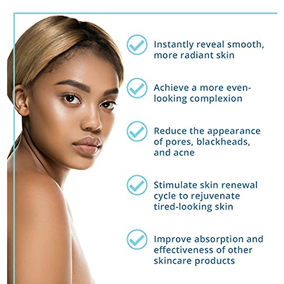 Toyo - Cure Aqua Gel Gentle Exfoliator - Facial/Full-body Peeling Gel, Water-based Exfoliator, Dead Skin Remover for Bright, Youthful Skin, 250ml. - 1 Pack