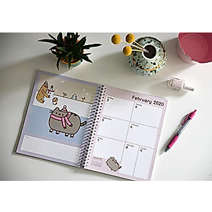 Pusheen 2019-2020 Weekly/Monthly Planner Calendar