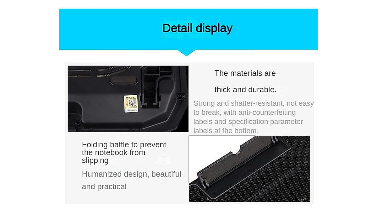 LEJN Pink Laptop Cooling Pad for Gamers