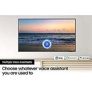 SAMSUNG UN50AU8000FXZA 50 Inch UHD 4K Crystal UHD Smart LED TV (Renewed)