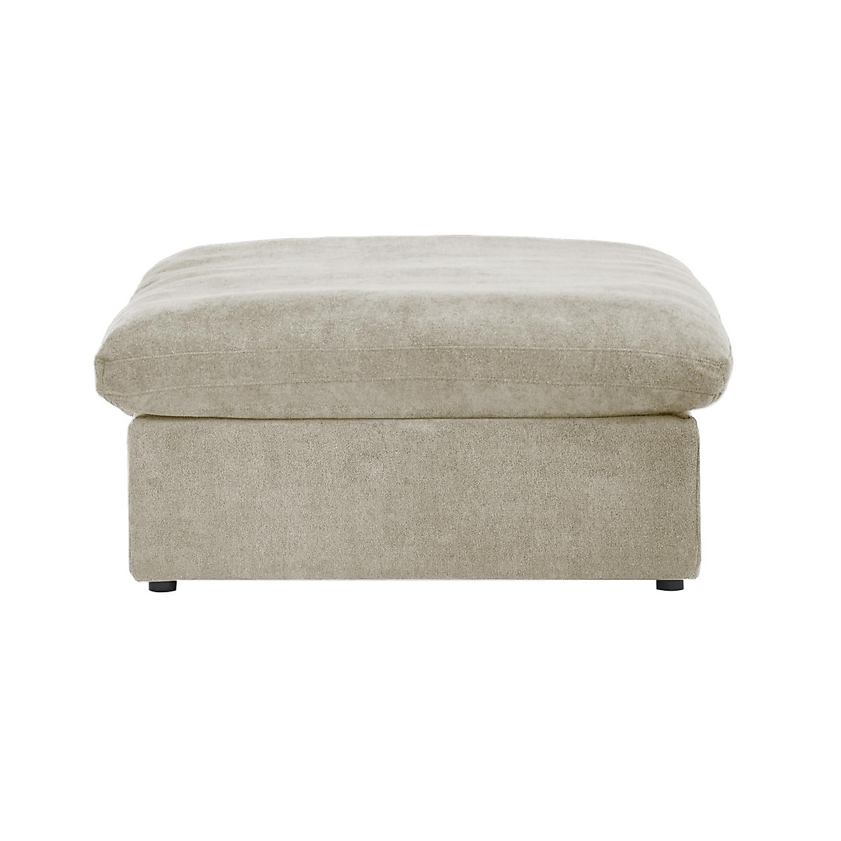 Sdorens Cloud Modular Sectional Sofa, Ottoman Seat, Customizable Modular Sectional Sofa for Living Room Office Apartment, Khaki