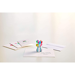 Lovepop Notecard 4-Pack Pop Up Cards, Birthday Cards, Thank You Cards With Envelopes, Thank You Notes Greeting Cards, 3D Card, Greeting Card, Pop Up Notecard