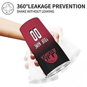 Custom Car Tumbler,Tumblers Stainless Steel 20.8oz,Personalized Football Cup,Sports Travel Coffee Mug,Customized Presents Gifts for Mother's Day Friends Fan Players Coach Lovers,Custom Number and Name