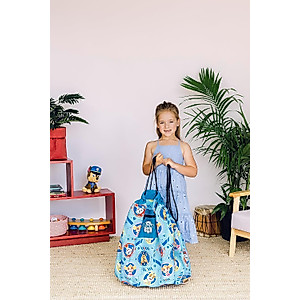 Paw Patrol Play Pouch, Ultimate All-in-1 Play Mat & Toy Storage Bag, Huge 55” Inner Interactive Play Space, Convenient, No-Mess Pack-Away, Portable Playtime Storage Solution, Ages 3+