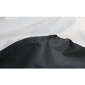 SBU Jetski Cover Compatible for Yamaha Wave Runner VX Deluxe 2007-2014 Jet Ski PWC Cover Black/Grey