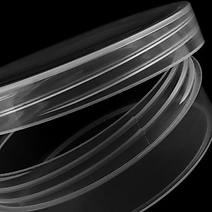 FUNSUEI 30 PCS Round Clear Plastic Bead Storage Containers, Bead Storage Containers with Lids, Cylinder Stackable Bead Containers Round Plastic Bead Organizer for Beads, Jewelry, Small Items Storing