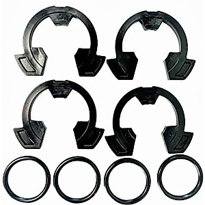 1" Water Softener Clips and Orings 7337589 and 7170262 (4 of each)