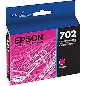 EPSON T702 DURABrite Ultra -Ink Standard Capacity Magenta -Cartridge (T702320-S) for select Epson WorkForce Pro Printers