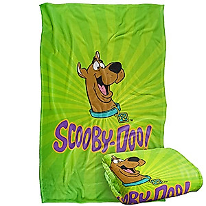 Scooby Doo Green Burst Silky Touch Super Soft Throw Blanket 36" x 58",Burst