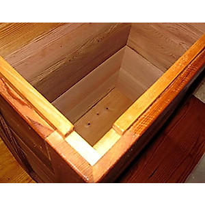 New Rustic Moose Wood Kitchen Trash Bin Garbage Can 33 Gal Cabin Western Decor New Commerial Grade Heavy Duty Swing in lid Upgraded Lid Wonderful