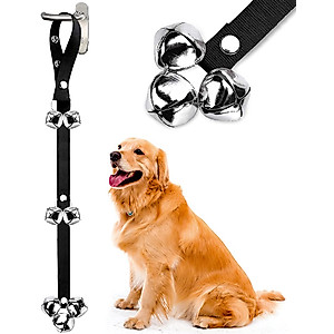 BLUETREE Dog Doorbells Premium Quality Training Potty Great Dog Bells Adjustable Door Bell Dog Bells for Potty Training Your Puppy The Easy Way - 7 Extra Large Loud 1.4 DoorBells