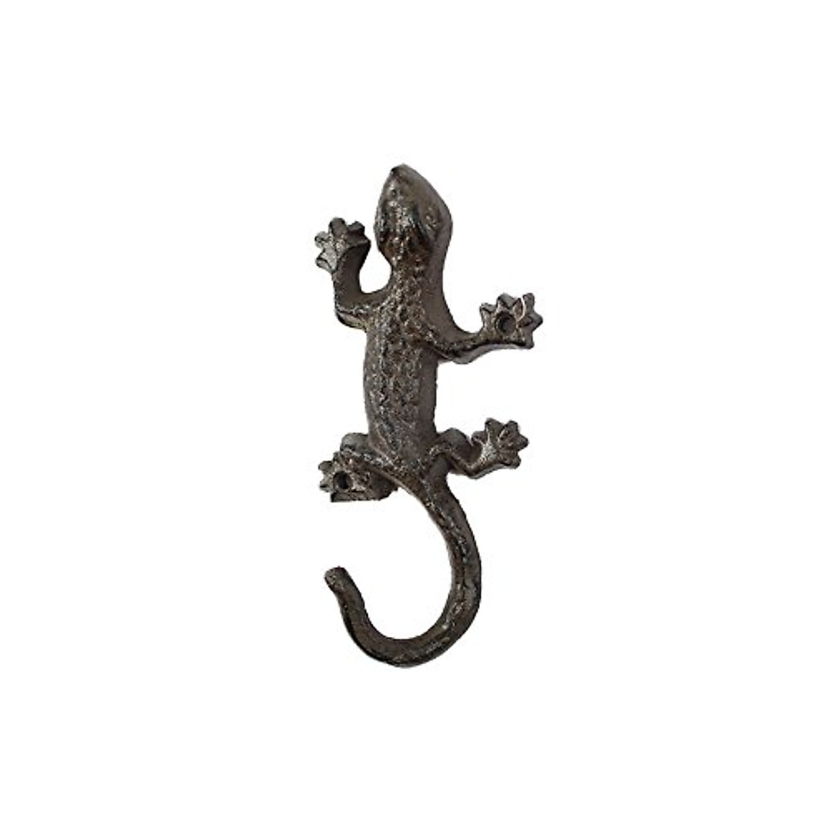 Cast Iron Lizard Hook 6" - Wall Decor Hook - Iron Home Decoration