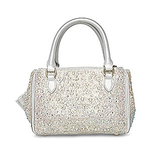 Betsey Johnson Twinkle Satchel, Silver