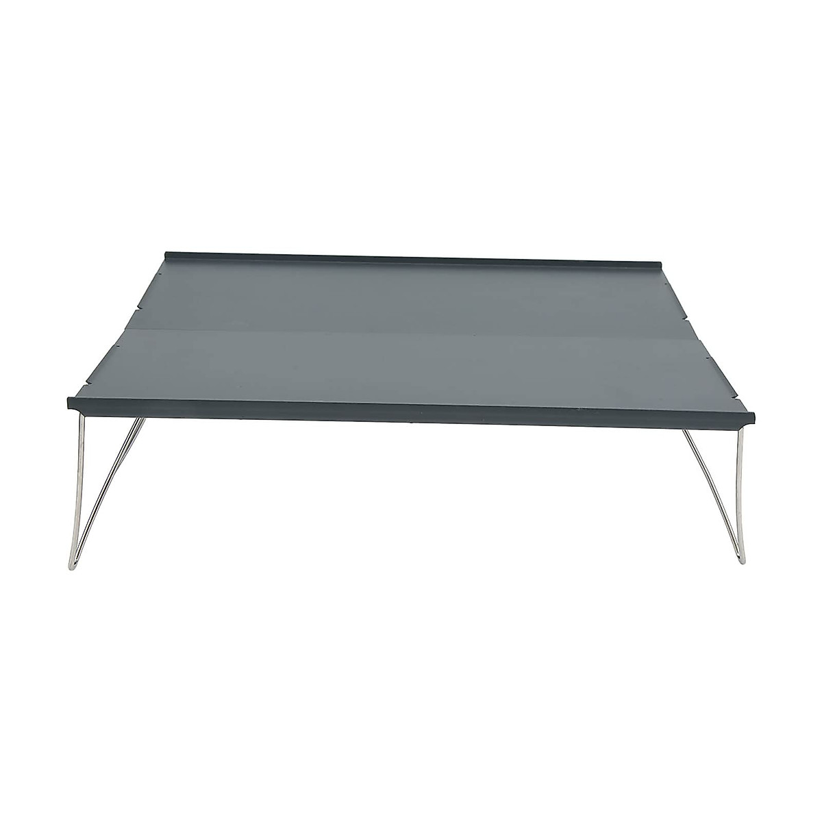 Topyond Portable Aluminum Alloy Barbecue Table, Detachable Camping Table Corrosion Resistance Stable Table Easy to carry for Camping Picnic Backyard