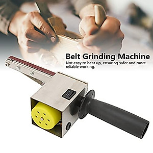 LiebeWH Belt Sander Electric Belt Polisher Adjustable Grinder Polishing Machine AC 110‑240V for Grinding and Polishing Wood Acrylic(US Plug 795 (150W))