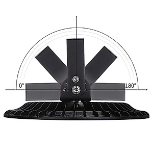 Viugreum 10 Pack 200W UFO LED High Bay Light, 20000LM 6500K Daylight White LED Warehouse Lighting, IP65 Waterproof Commercial Bay Lighting for Garage Barn Workshop