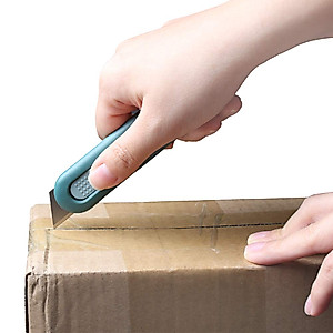 Nova Disposable Safety Knife, Utility Knife, Box Cutter, Fixed Compact Cut, Ambidextrous Feature, Ideal for Food Industry, Warehouse, for Cutting Boxes, Cartons, Packing. (3 Pack)