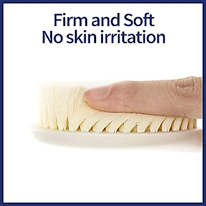 KUMBAZZ Back Brush Long Handle for Shower - Never Mold Bath Back Brush Back Scrubber for Shower,Wet or Dry Brushing,Shower Brush for Men & Women (Green)