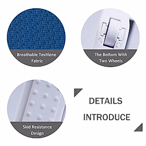 Kozyard Patio Chaise Lounge Chair - Full Flat Alumium & Resin Legs, Outdoor Reclining Adjustable Chair for Sunbathing, Beach, Patio, Lounge Set or Patio Table (2 Blue Textilence W/Table)